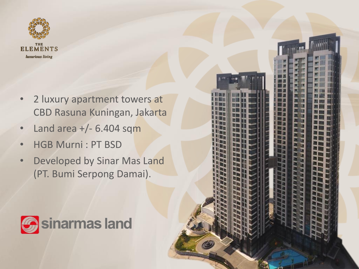 THE ELEMENTS Luxury Apartment at Kuningan Jakarta - INFO HARGA
