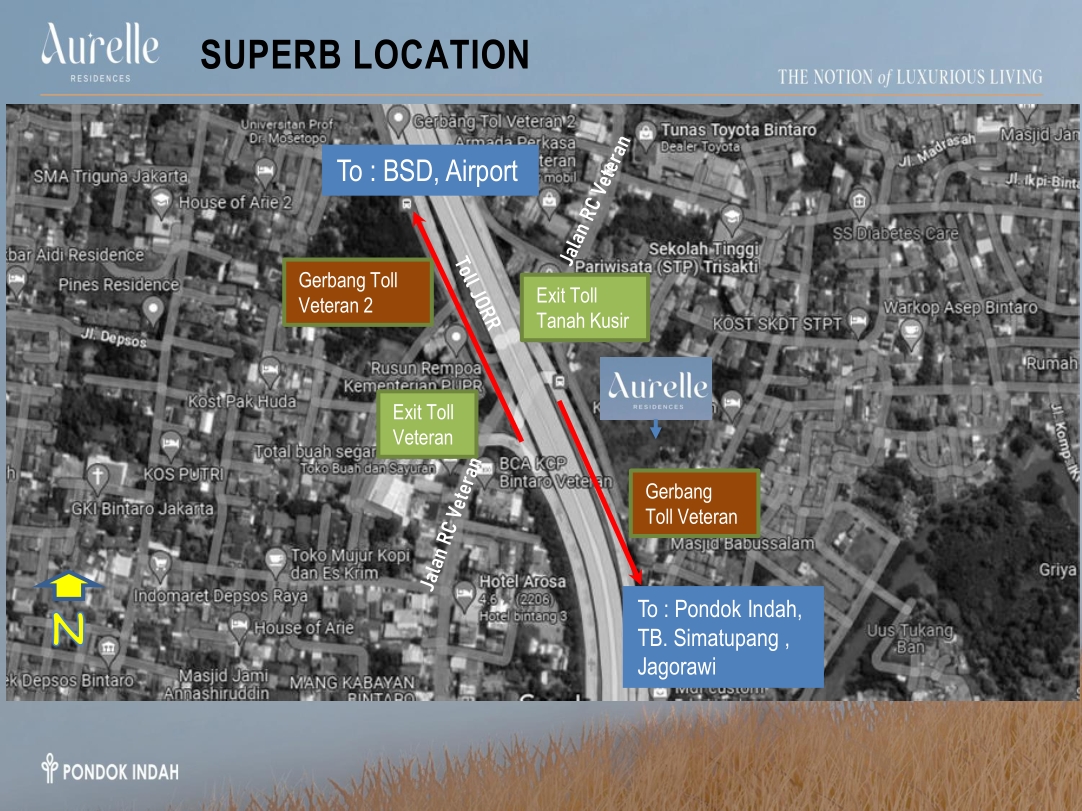 AURELLE RESIDENCES Townhouse @ Jakarta Selatan - Mulai Rp 7 Bio**