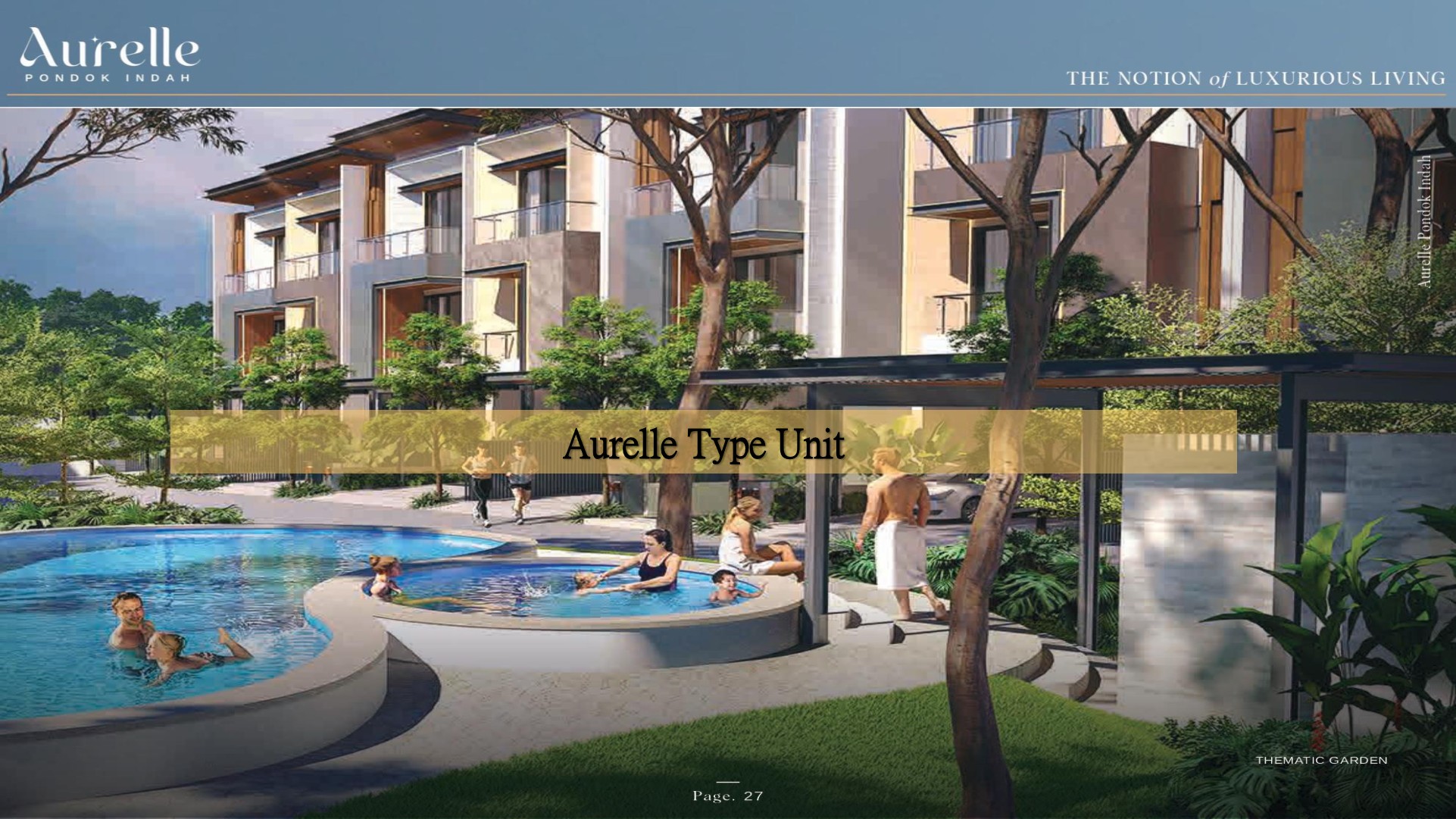 PONDOK INDAH TOWN HOUSE 2 cluster Aurelle Jaksel - Mulai Rp 3 M an*
